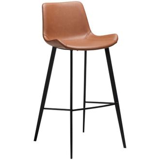 ebuy24 Hype Dan-Form Barhocker PU-Kunstleder cognacfarben