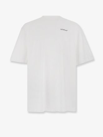 Off-white Cotton t-shirt with frontal logo - OFF WHITE - gender_Man