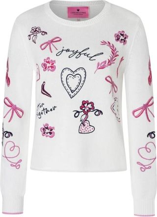 Lieblingsst&uuml;ck Rundhals-Strickware - - Knitwear - Damen - Wei&szlig; - L
