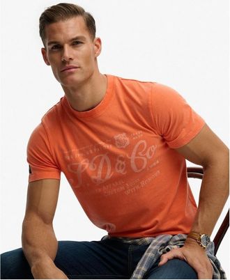 Superdry T-shirt d&eacute;contract&eacute; pour travailleur de lindustrie