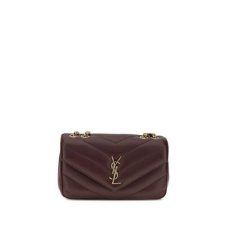 Saint Laurent Gepolsterte LouLou Schultertasche - - Bags - Damen - Braun - ONE SIZE