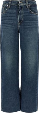 7 For All Mankind Femme, Jeans, Bleu, Taille: W27 Alexa Cropped Jeans