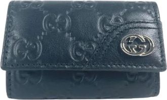 Gucci unisex, Pre-owned, Bleu, Taille: ONE Size Porte-cl&eacute;s Vintage Pre-owned