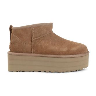 UGG Ugg, Homme, Chaussures, Brun, Taille: 41 EU Classic Ultra Mini Platform Boot