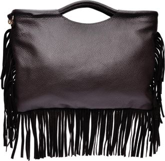 Isabella Rhea Kastanienbraun Rindsledertasche