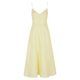 Alberta Ferretti Seidenorganza-Kleid - - Dresses - Damen - Gelb - S