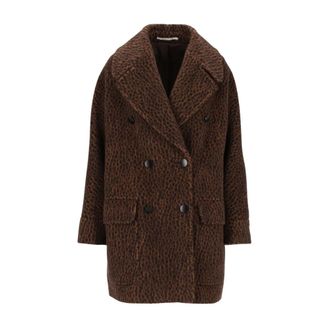 Tagliatore Lillian Zweireihiger Mantel - - Coats - Damen - Braun - 2XS