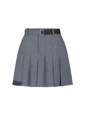 sacai Wool Blend Shorts
