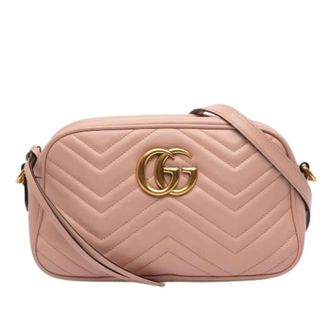Gucci Sac bandouli&egrave;re matelass&eacute; Pre-owned - Femme - Pre-owned - Rose - Taille: ONE Size
