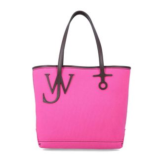 J.W.Anderson Canvas Tote Bag - - Bags - Damen - Rosa - ONE SIZE