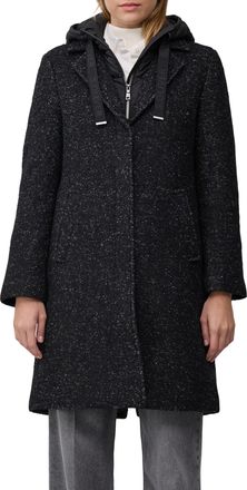 s.Oliver Steppmantel mit abnehmbarer Kapuze und herausnehmbarem Steppeinsatz