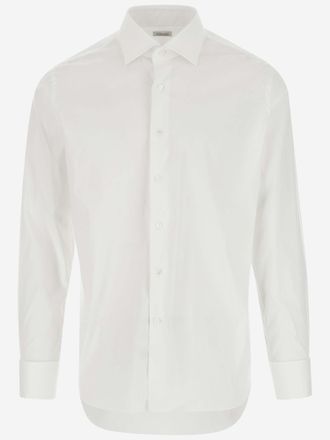 Alessandro Gherardi Mens Shirt Cotton Blend White