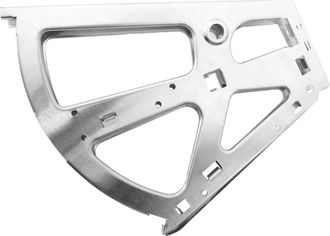 Valiclud 2 Stück Teiliges Schuhschrank Kippbeschlag aus Gebürstetem Edelstahl Langlebige Schuhregal Klapphalterung für Doppellagige Schuhschränke Einfache Mont