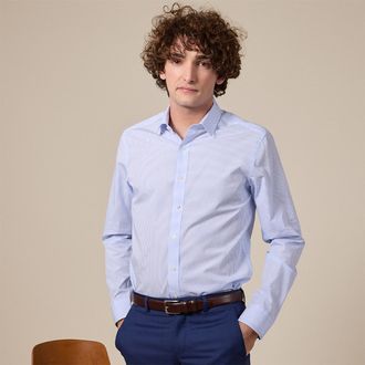 Bexley Maximilien - Chemise homme bleu clair et blanc