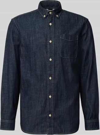 Jack & Jones Regular Fit Jeanshemd mit Brusttasche Modell BROOK
