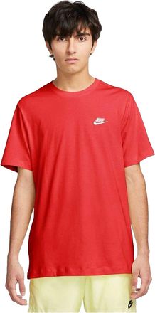 Nike Club T-Shirt f&uuml;r Herren (Universit&auml;ts-Rot/Wei&szlig;)