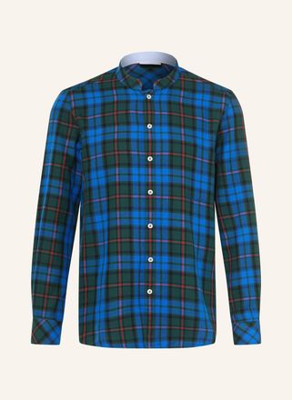 Luis Trenker Hemd Lubaso Regular Fit Mit Stehkragen blau