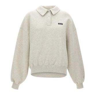 Rotate Klassisches Sweat-Polo - - Sweatshirts & Hoodies - Damen - Grau - M