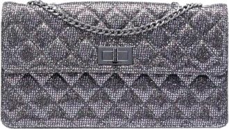 Chanel Sac port&eacute; &eacute;paule Pre-owned - Femme - Pre-owned - Gris - Taille: ONE Size