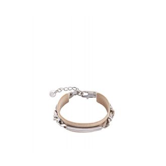 Maison Margiela unisex, Accessoires, Beige, Taille: L Plaque Chain Mix Bracelet