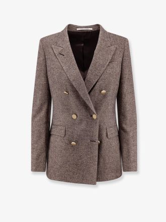 Tagliatore Parigi double-breasted wool and viscose blend blazer - TAGLIATORE - gender_Woman