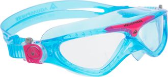 Aqua Sphere Vista JR Schwimmbrille, Schwimmbrille für Kinder ab 6 Jahren mit UV-Schutz, Silikondichtung und beschlagfreien sowie auslaufsicheren Gläsern für Junge