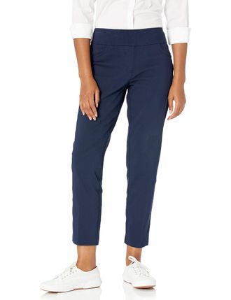 Ruby Rd. Ruby Rd. Damen Millenium Tech Damenhose, Mittelhoch, Zum Hineinschlüpfen, Gerade, Knöchelhoch Unterhose, Navy, 44