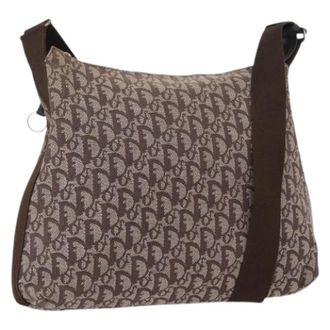 Dior Pre-owned Trotter Canvas Schultertasche - - Pre-owned - Damen - Braun - ONE SIZE