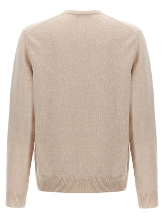 Zanone Wool Crewneck Sweater - Beige