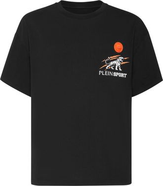 Plein Sport T-Shirt Rundhalsausschnitt Ss Tiger