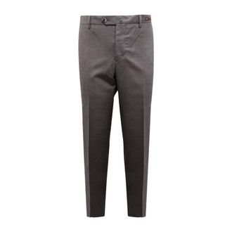 PT01 Pt01, Homme, Pantalons, Gris, Taille: 3XL Pantalon slim en laine grise