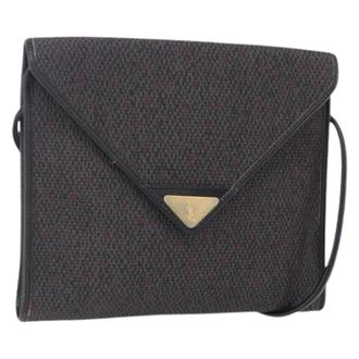 Saint Laurent Sac &agrave; bandouli&egrave;re en plastique Pre-owned - Femme - Pre-owned - Noir - Taille: ONE Size