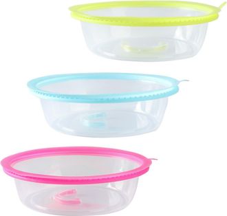 BESPORTBLE 3 St&uuml;ck Mikrowellen Abdeckung aus Lebensmittelechtem PP Wiederverwendbare Frischhaltedeckel Flexible Sch&uuml;sseldichtungen f&uuml;r Lebensmittel und Insektens