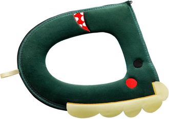 BESPORTBLE Universeller Wc Sitzbezug aus Hautfreundlichem Cord mit Rei&szlig;verschluss und Aufh&auml;ngeschlaufe Weiche Toilettenmatte f&uuml;r Jahreszeiten Waschbar und Formst