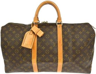 Louis Vuitton unisex, Pre-owned, Brun, Taille: ONE Size Sac Week-end Vintage en Toile Pre-owned