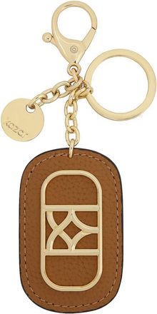 Kazar Femme, Accessoires, Brun, Taille: ONE Size Porte-cl&eacute;s en bronze avec grand monogramme