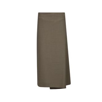 Calvin Klein jupe mi-longue &agrave; taille nou&eacute;e