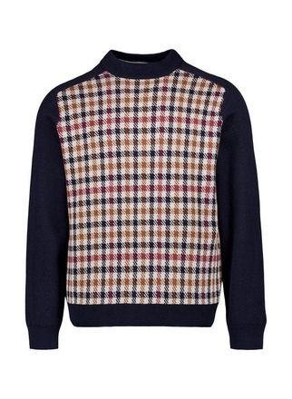Daniel Hechter Herren Pullover blau gemustert