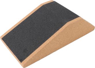 ZJchao Kork-Kniebeugen-Keilblock, Kniebeugen-Wedge-Block, rutschfeste Squat-Rampe, Kniebeugen-Plattform, Kniebeugen-Keil, Hochdichter Kork-Kniebeugen-Block f