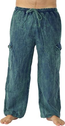 Panasiam Cargo Pants Stonewash, Dark Blue, L
