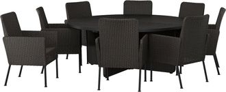 IKEA VITTSK&Auml;R Tisch und 8 St&uuml;hle