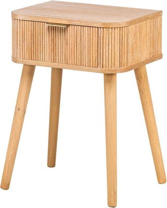 Nordlys Nordlys - Table de Chevet Nuit Appoint Naturel en Bois