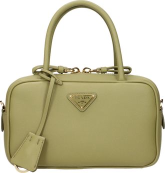 Prada Femmes Sacs &agrave; main en cuir vert et pistache
