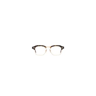 Thom Browne Monture optique carr&eacute;e &agrave; barre sup&eacute;rieure Ueo955A - unisex - Accessoires - Brun - Taille: 49 MM