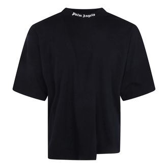 Palm Angels Homme, Tops, Noir, Taille: L T-Chemises
