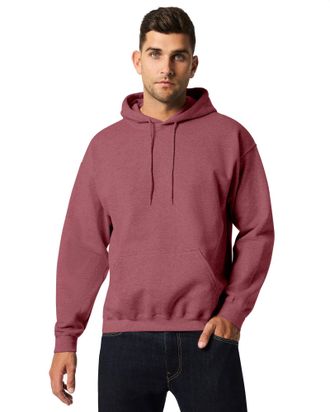 Gildan G18500 XX, gro&szlig;es und dickes Sweatshirt aus Fleecemischgewebe mit Kapuze, f&uuml;r Kinder und Erwachsene, Farbe: Schwarz, S