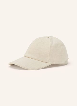 Eton Cap Mit Leinen beige