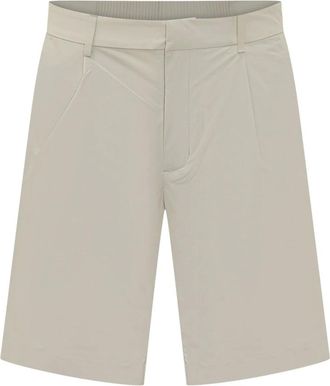 K-Way Homme, Shorts, Beige, Taille: L Ilton Front-Pleat Bermuda Shorts