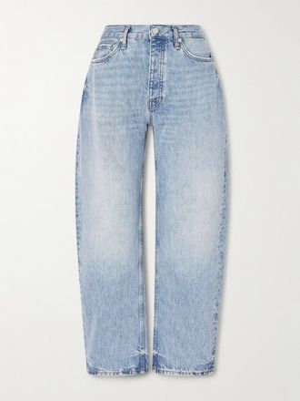 Anine Bing Jean Barrel Taille Haute Fritz - Bleu