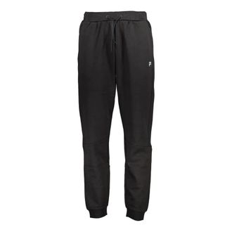 Fila Homme, Pantalons, Noir, Taille: S Pantalon de Sport avec Taille &Eacute;lastique et Poignets